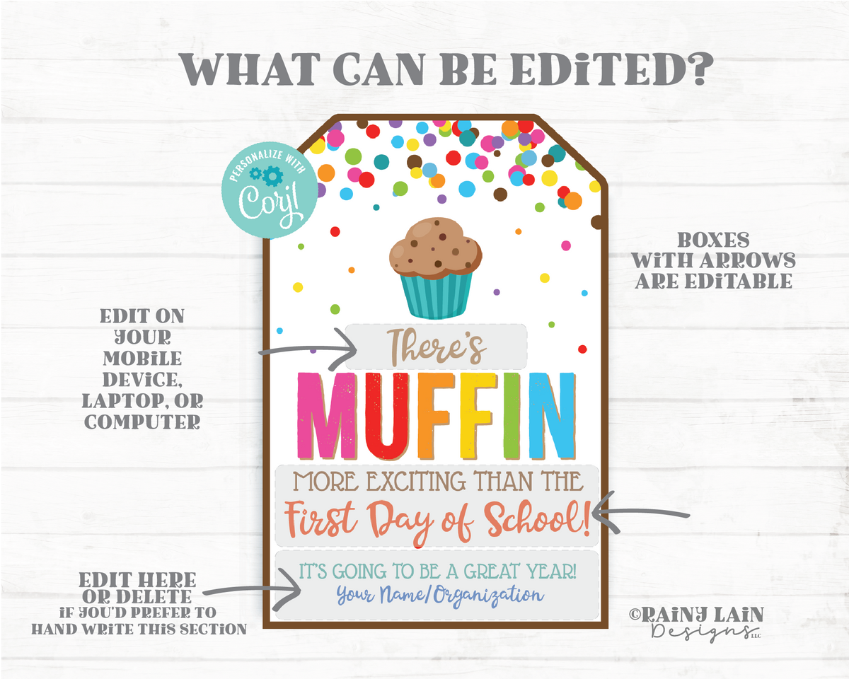 Muffin More Exciting than the First Day of School Tag, Going to be a g ...