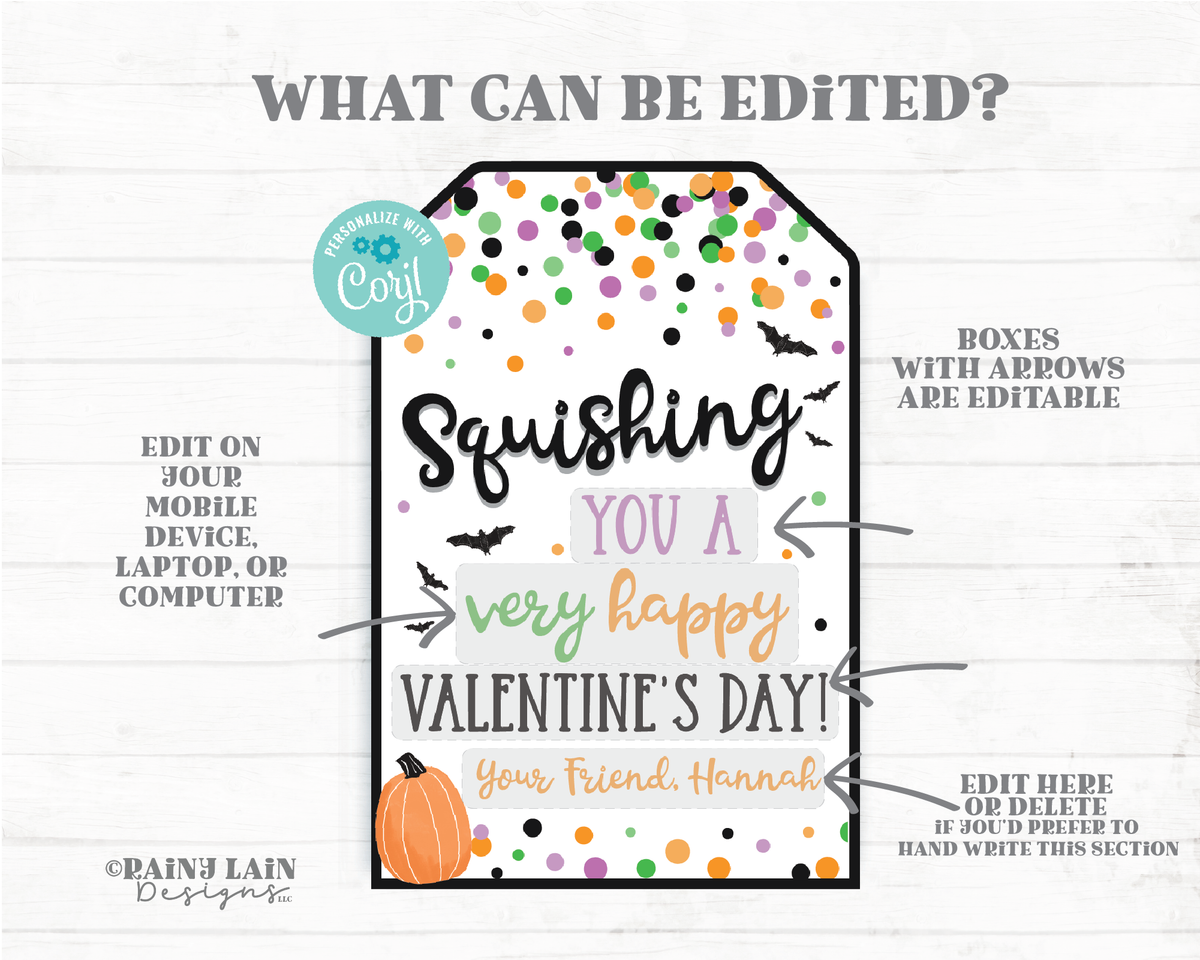 Squishing You a Happy Halloween Tag Squishies Squish You Squishy Toy S ...