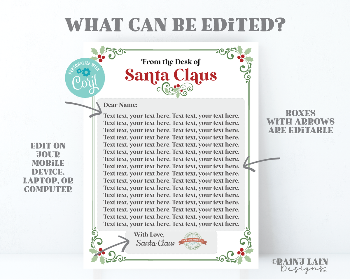 Printable Santa Claus List