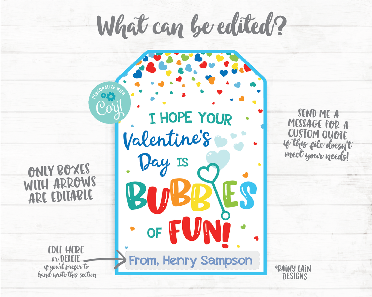I hope your Valentine's Day is Bubbles of Fun Bubbles of Fun Valentine ...